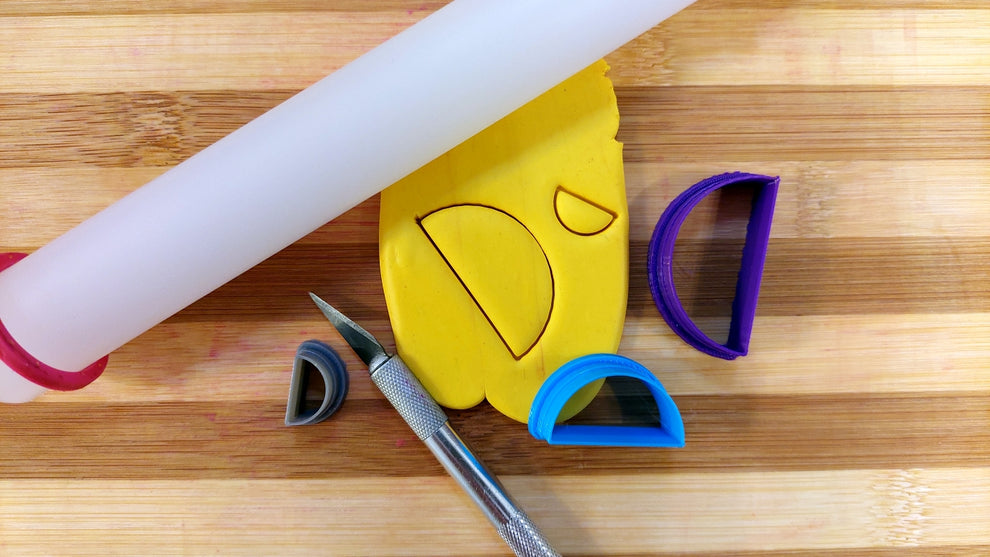 Polymer Cutter Half Circle - PC065 – Custom Cookie
