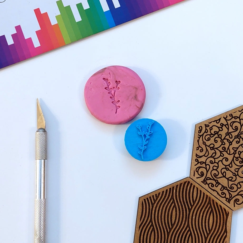 Polymer Stamp Thyme - PS039 – Custom Cookie